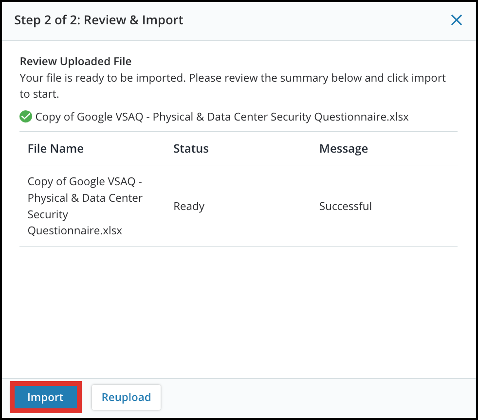 QSG: Responding to Assessments – CENTRL