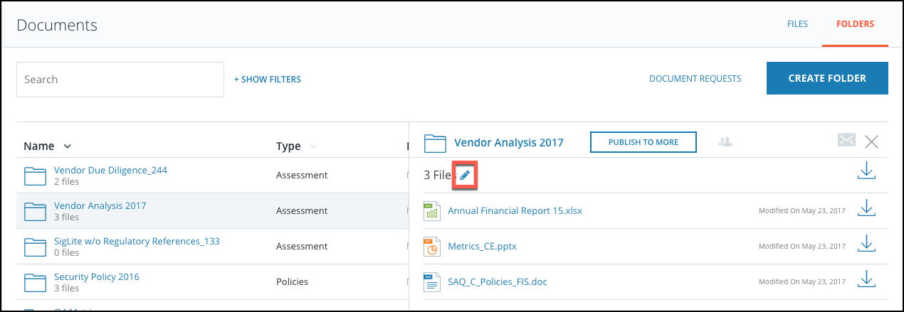 Adding or Removing Files from an Existing Document Folder – CENTRL