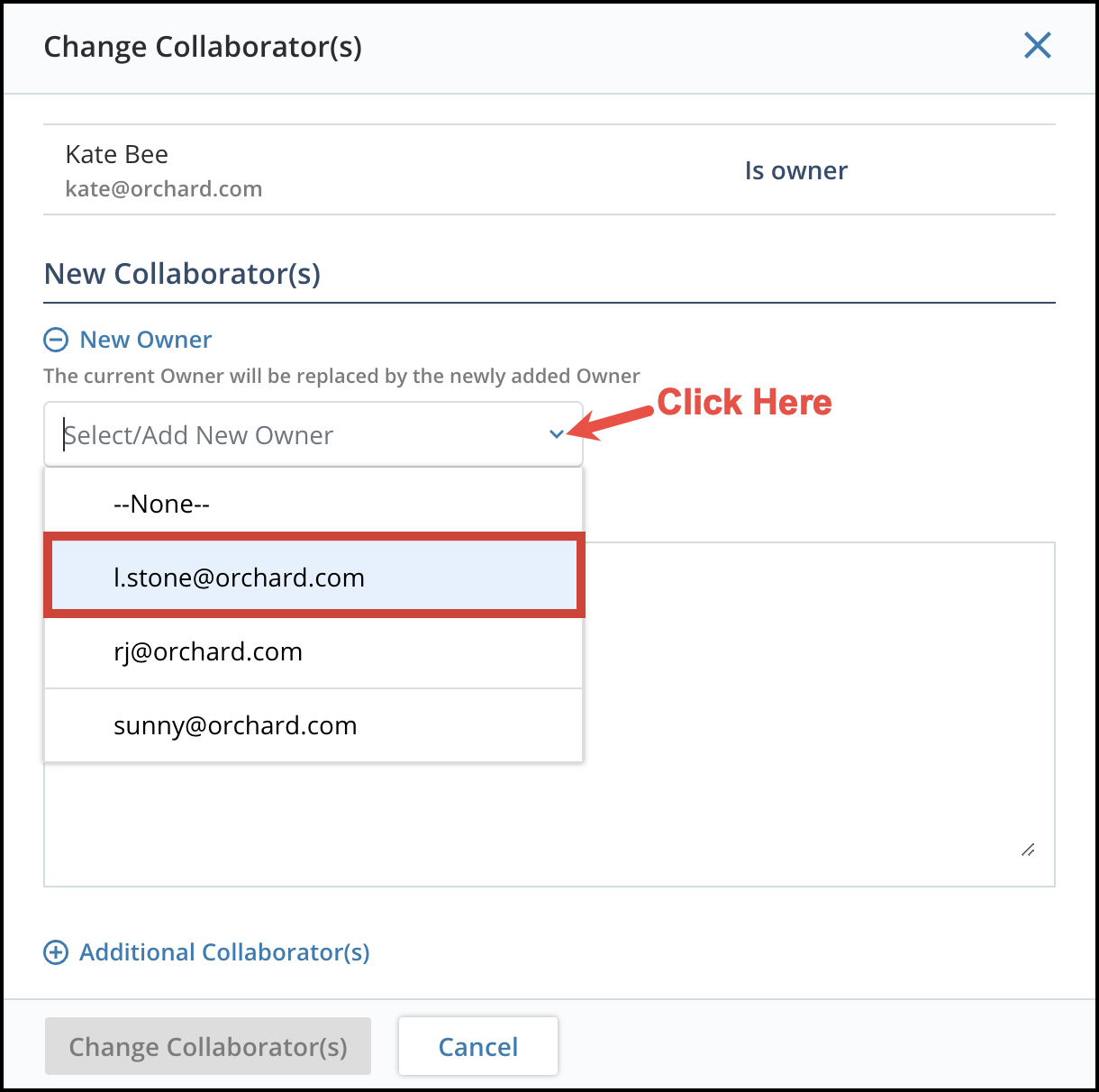 Add or Change Assessment Collaborators – CENTRL