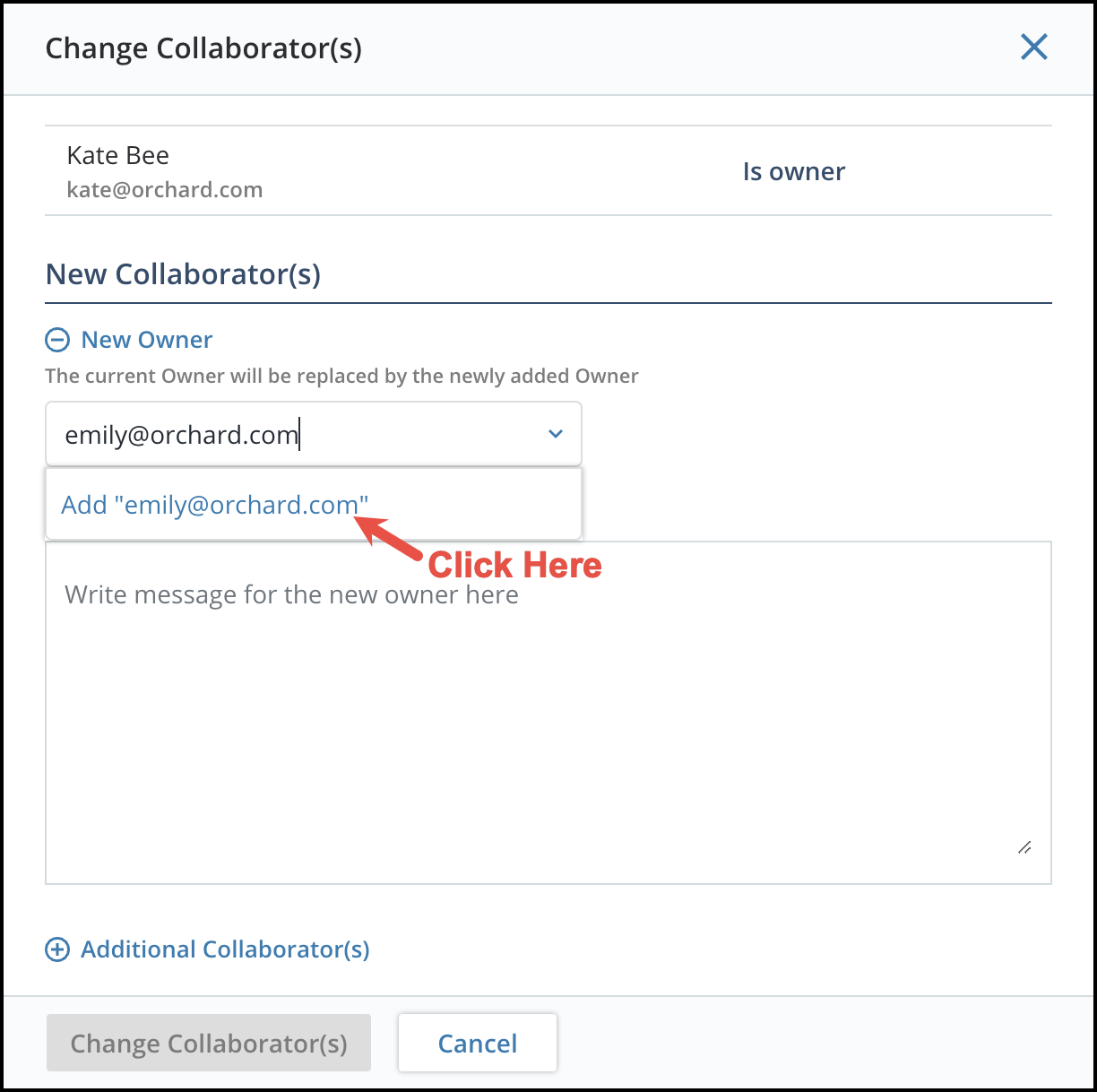Add or Change Assessment Collaborators – CENTRL
