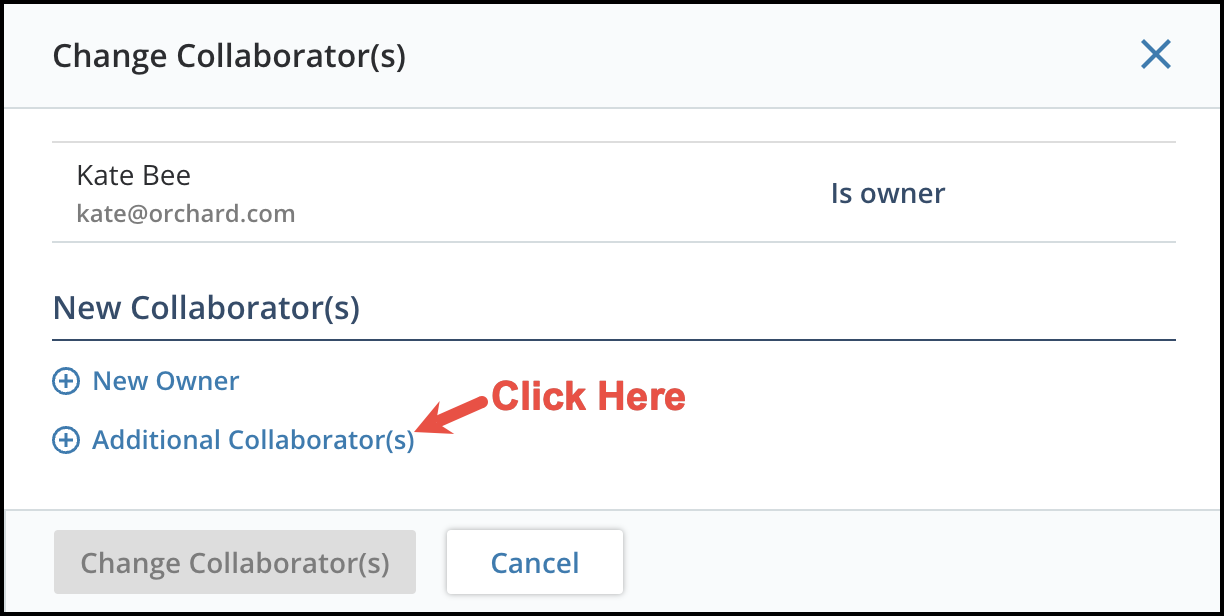 Add or Change Assessment Collaborators – CENTRL