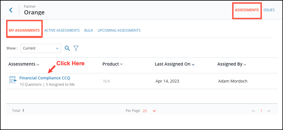 QSG: Responding to Assessments – CENTRL