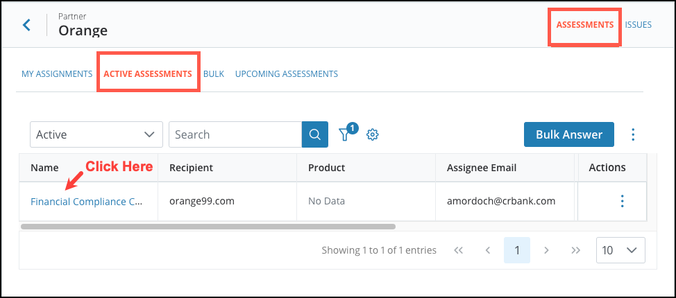 QSG: Responding to Assessments – CENTRL