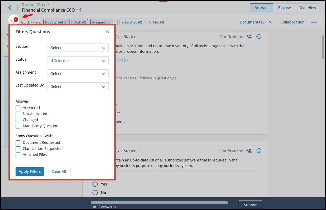 QSG: Responding to Assessments – CENTRL