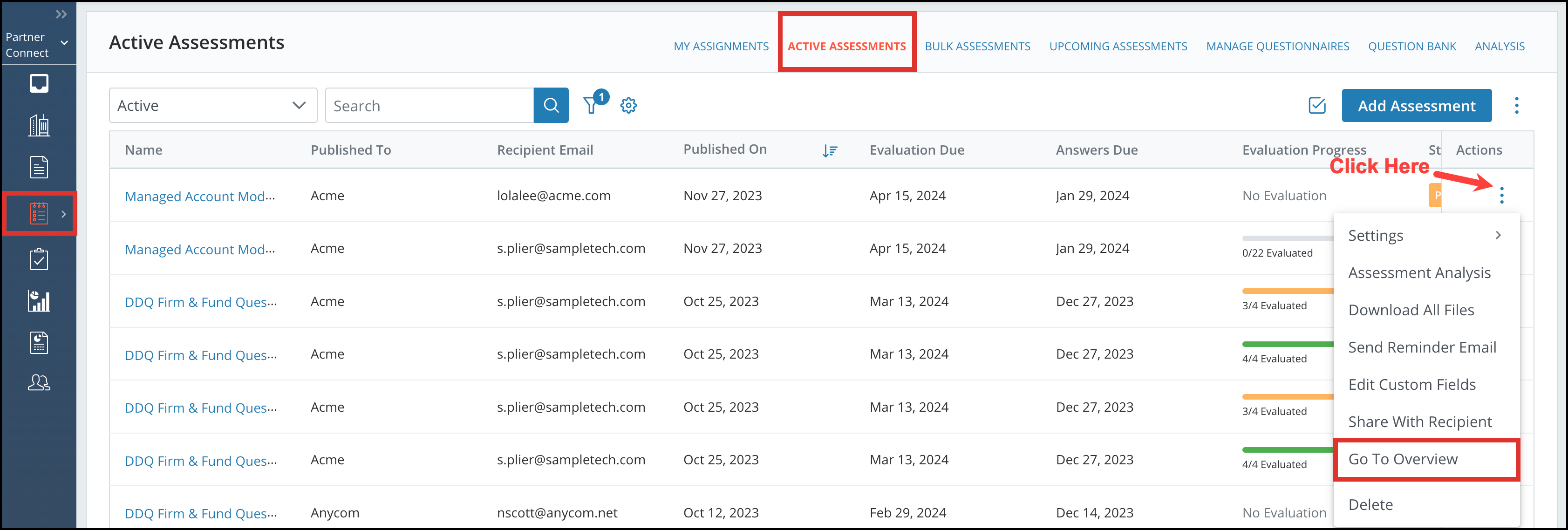 Internal and External Messaging for Assessments – CENTRL