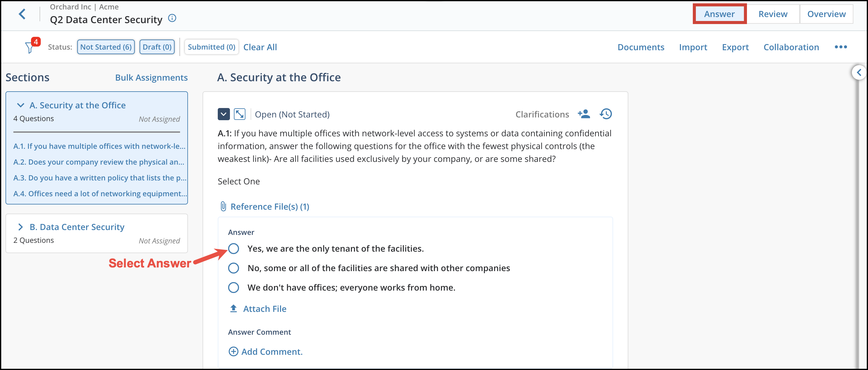 Adding and Clearing Answers – CENTRL