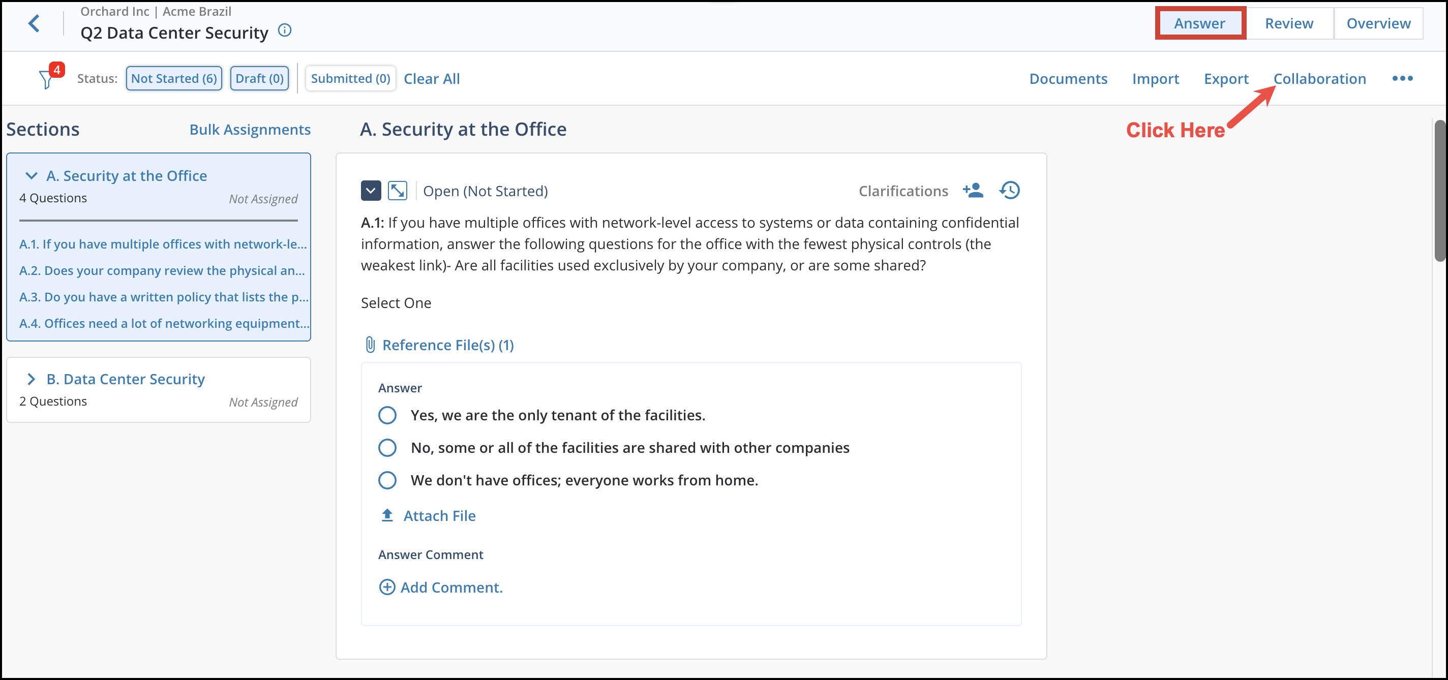 Add or Change Assessment Collaborators – CENTRL