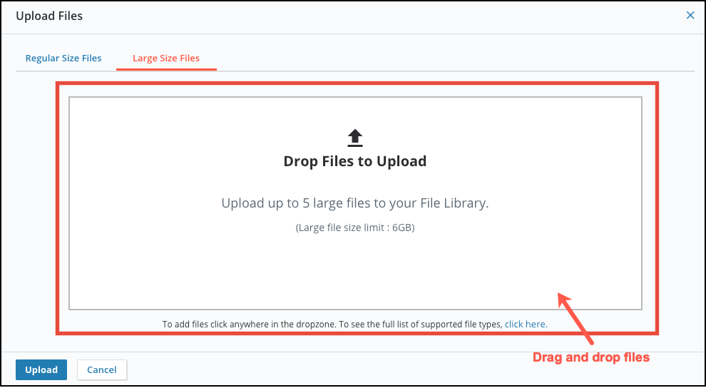 Uploading Large Files to the File Library – CENTRL Uploading Large Files to the File Library – CENTRL